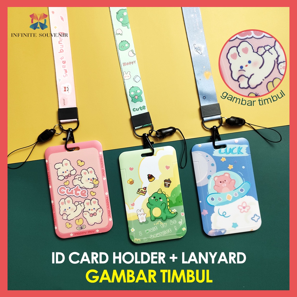 GANTUNGAN (N014) RISING NAMETAG / 1 SET NAMETAG / NAME CARD HANGER / ID ...