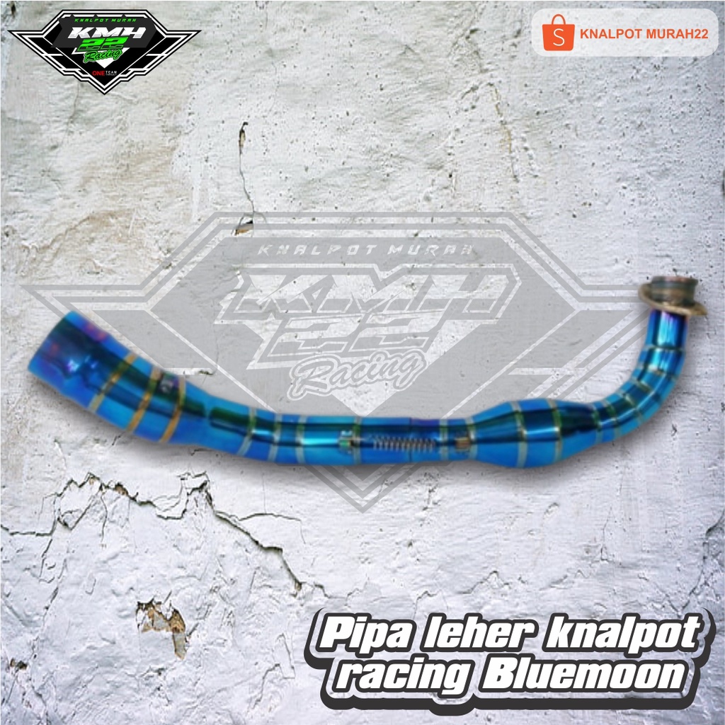 Aerox 155 OLD Bluemoon Blue stainless racing Exhaust Neck Pipe | Shopee ...