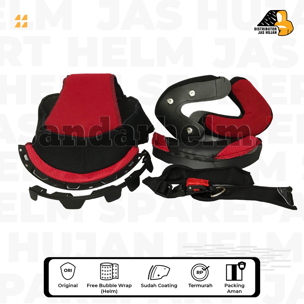 Full SET NHK GLADIATOR Helmet Foam (Complete With Cheek Foam+Bird+Neck ...