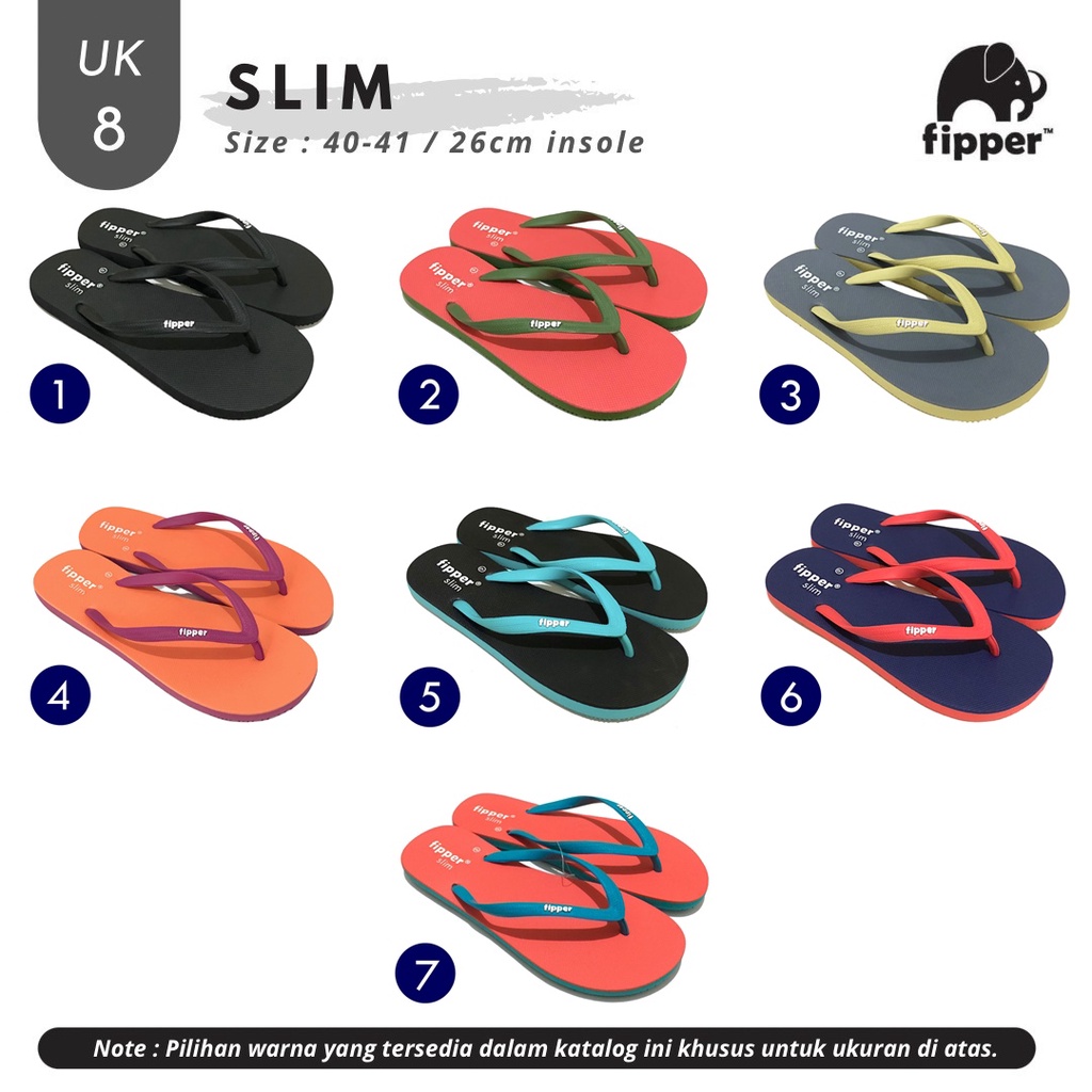 Fipper Sandals/Women's Sandals/Flip Flops/Fipper Slim UK 8 (size 40-41 ...