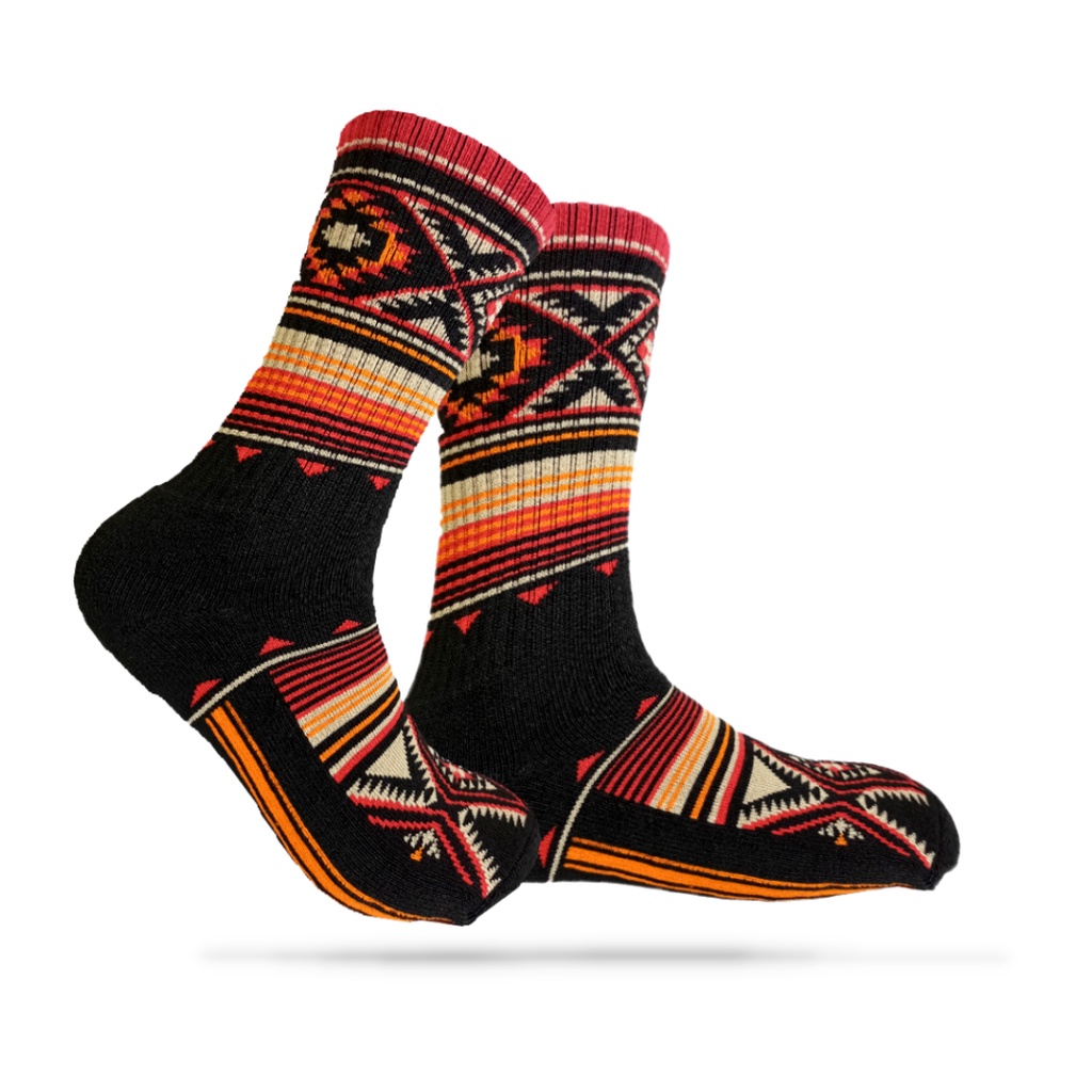 Tribal Oldschool Socks With T8 Motif - The Hawking | Shopee Singapore