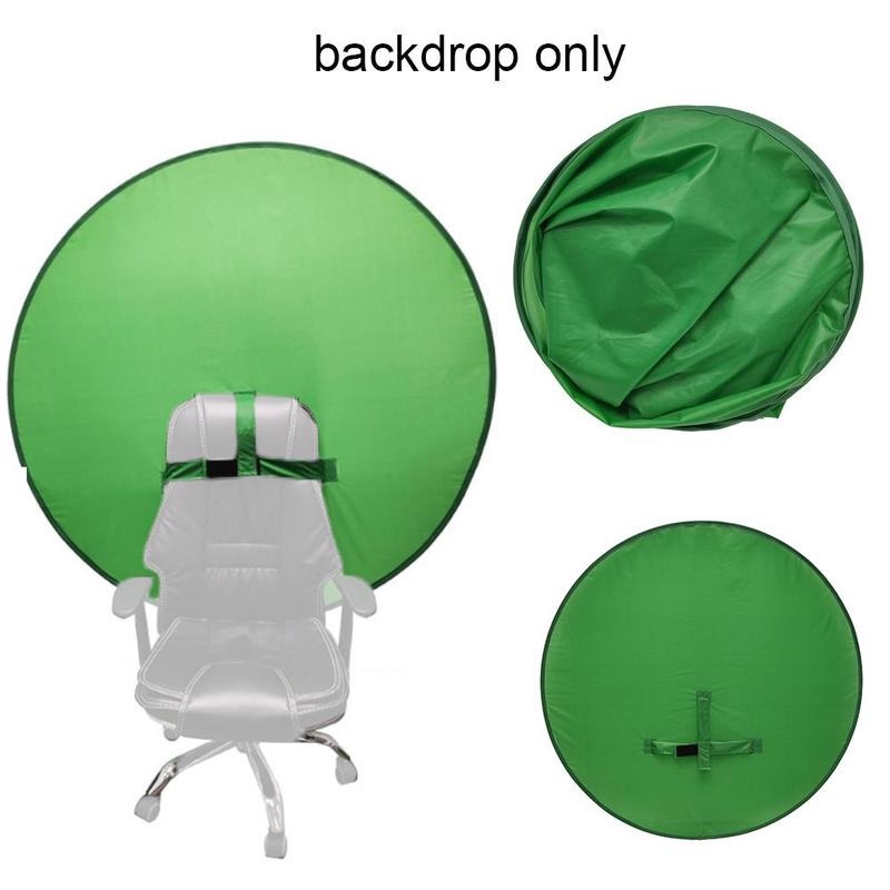 HIJAU Ha Premium Green Screen Chair Background Green Cloth Background ...