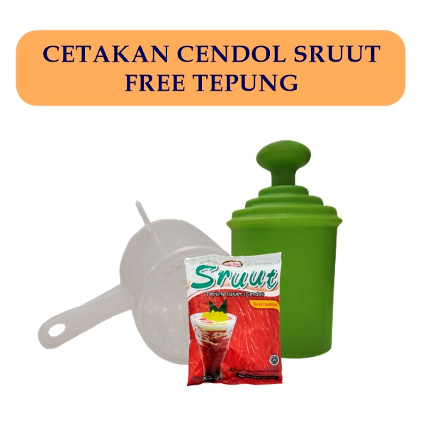 Cendol mold/Sluut dawet, bonus cendol flour | Shopee Singapore
