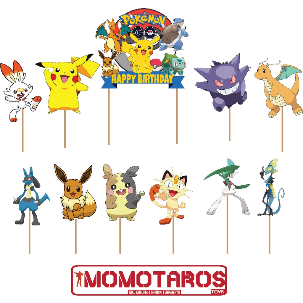 NEW Pokemon cake Topper set | Shopee Singapore
