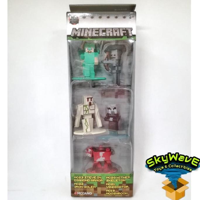 Diecast Minecraft Jada Nano Metalfigs Set 5 Gift Pack Set-B | Shopee ...