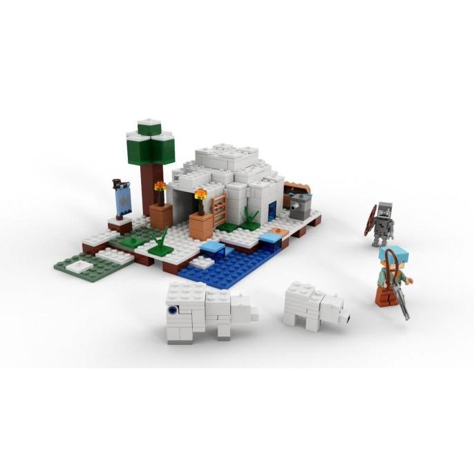 Lego Minecraft My World 18025 The Ice Spikes 386pcs | Shopee Singapore