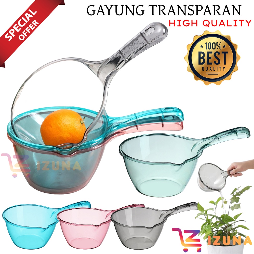 [IZUNA] Aesthetic Transparent Dipper/Multipurpose Transparent Dipper ...