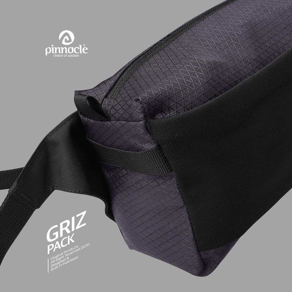 Pinnacle Pro Official Griz Waist Bag - Grey | Shopee Singapore