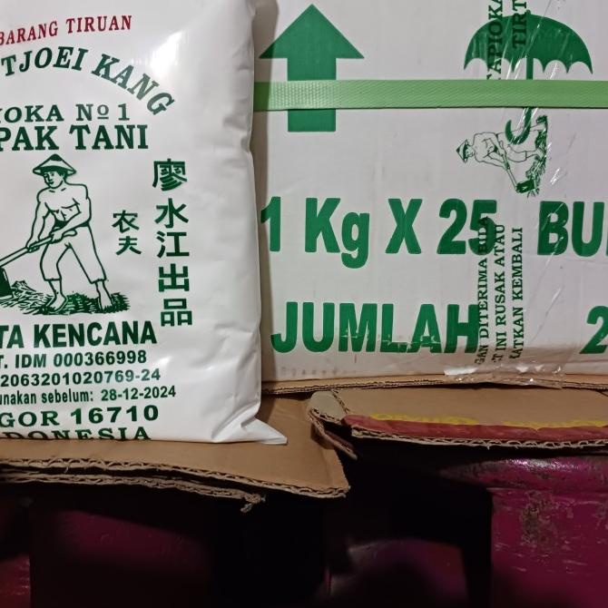 Sago LIAUW TJOEI KANG Tapioca NO. 1 CAP PAK Tani (Carton) 25Kg | Shopee ...