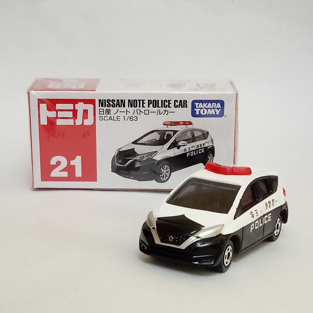 Tomica No. 21 Nissan Note Police Car Takara Tomy Diecast Police Car ...