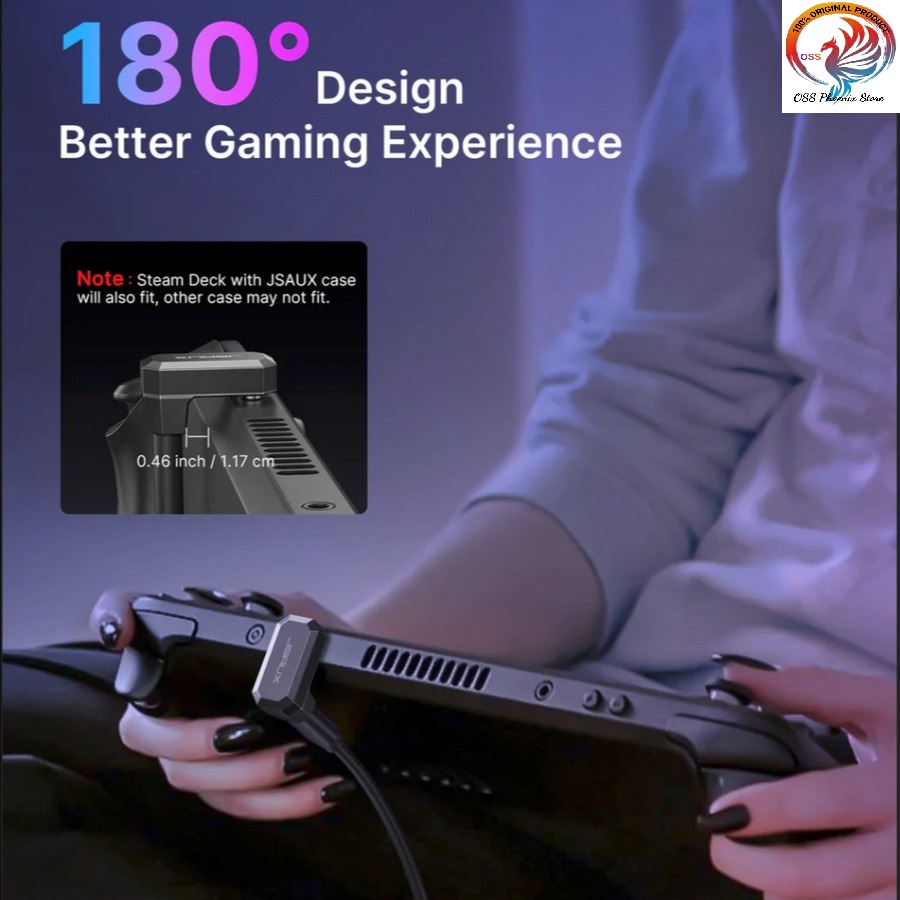 Fast Charger JSAUX 180 USB-C to USB-C and USB-C to USB-A Male Female ...