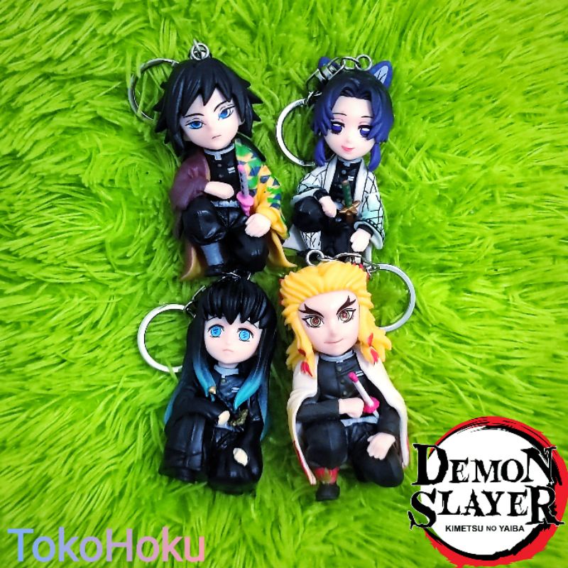 GANTUNGAN Keychain Hashira Pilar Giyu Shinobu Tokito Rengoku Demon ...