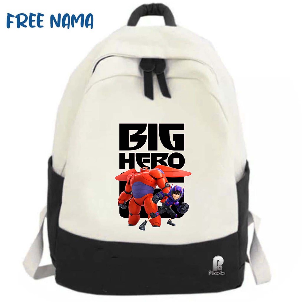 Children's BACKPACK BACKPACK BAG BIG HERO CARTOON MOTIF HIRO & BAYMAX ...