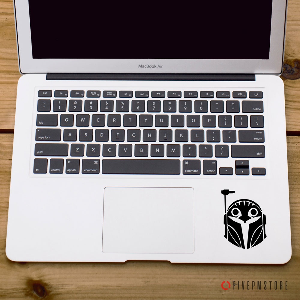 Sticker Bo Katan Kryze Palm Rest laptop Mac - Palm Rest Decal Sticker ...