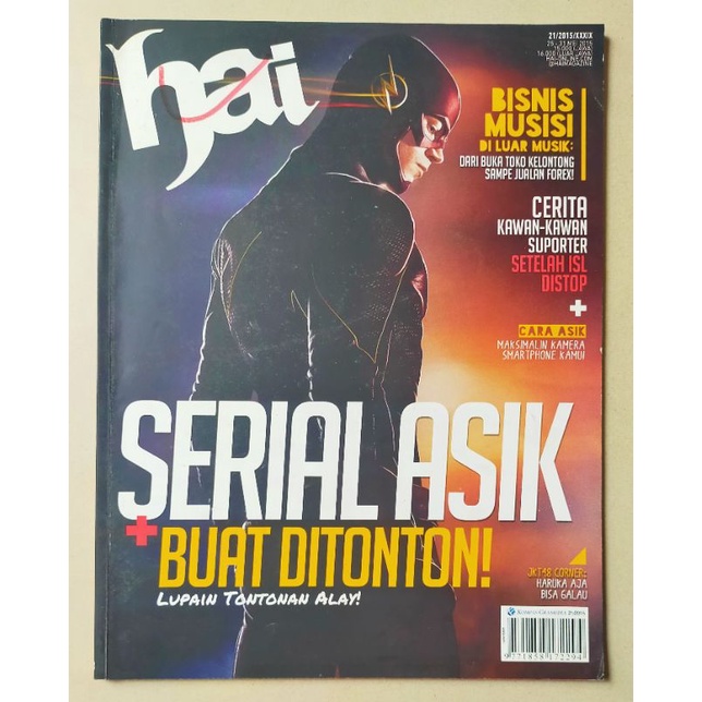 Hi Magazine May 25 2015 : Cover The Flash - Vespa Advertisement ...