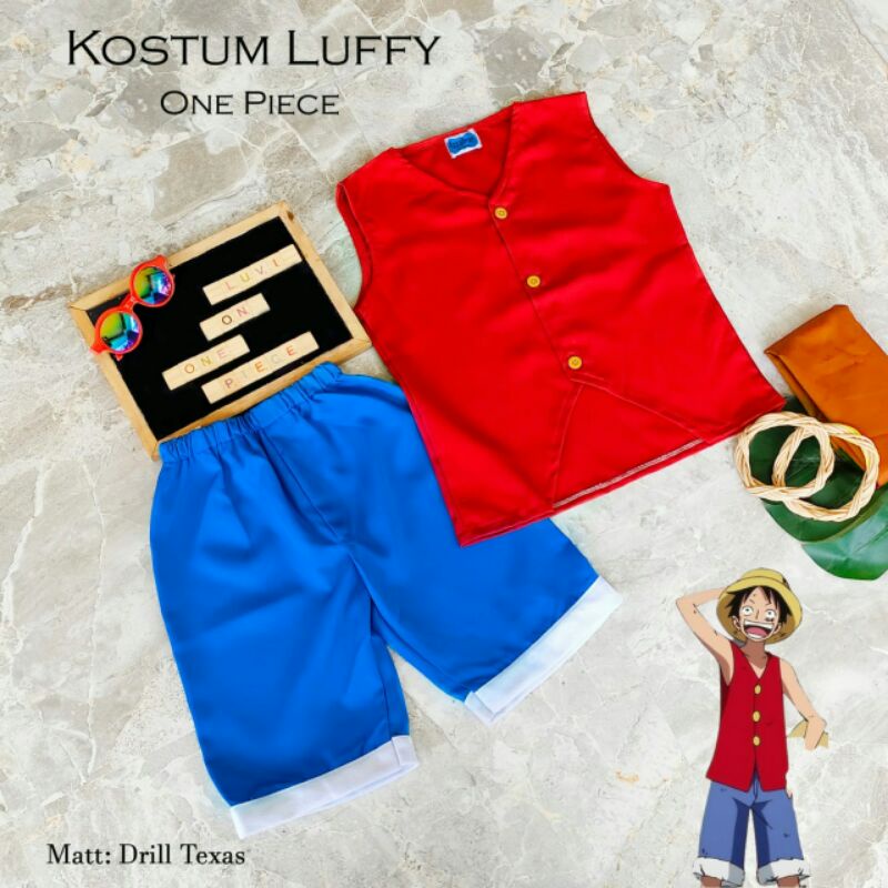 One Piece Clothes/Luffy On One Piece Costume/One Piece Cartoon Costume ...