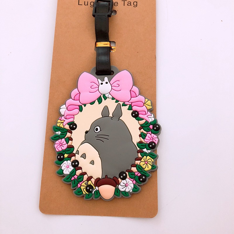 Hayao Miyazaki My Neighbor Totoro Luggage Tag Spirited Away Coal ...