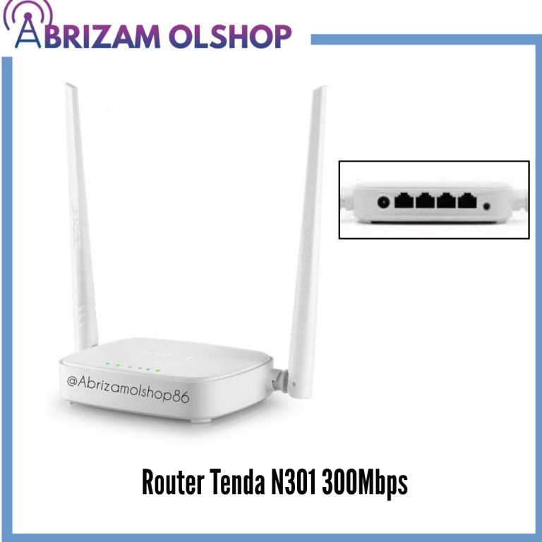 Order now!.. TENDA N301 Wireless Router 300Mbps Easy Setup Router ...