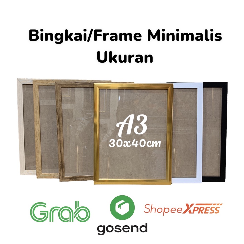 Rpb PHOTO FRAME A3 30x40/ PIGURA A3/ PHOTO FRAME A3 MINIMALIST WHITE ...