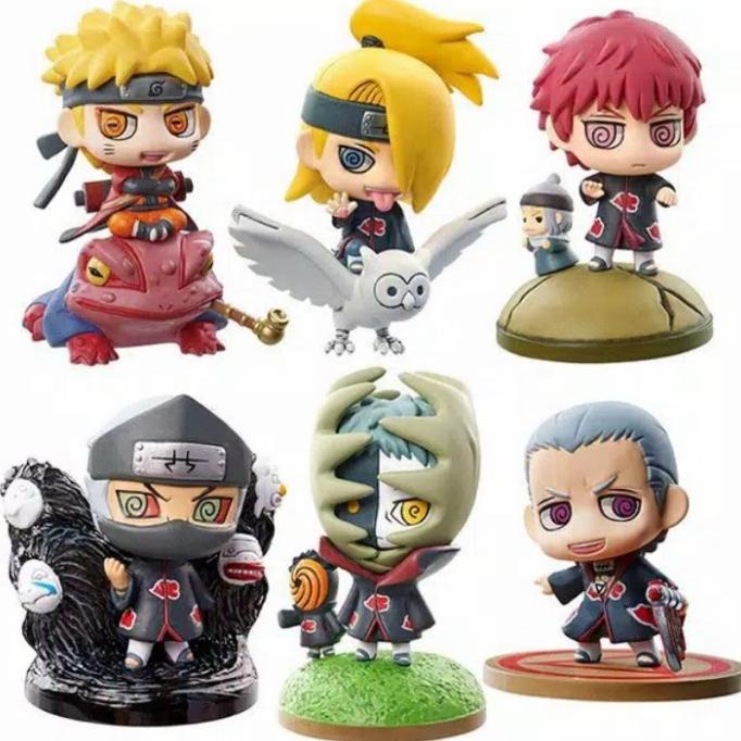 Megahouse Chara Petit Naruto Shippuden KWS Action Figure Set E | Shopee ...