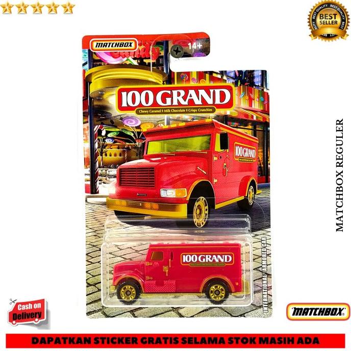 MERAH Matchbox 100 Grand International Armored Card Red Timothy Diecast ...