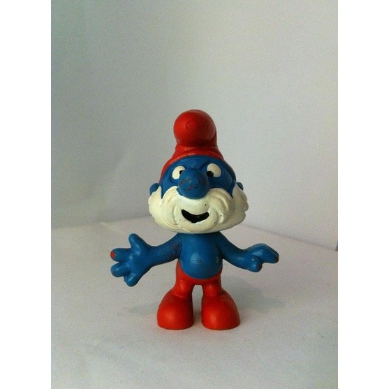 Peyo. Regular Smurf - Papa Smurf. 20001w GERMANY 1969 | Shopee Singapore
