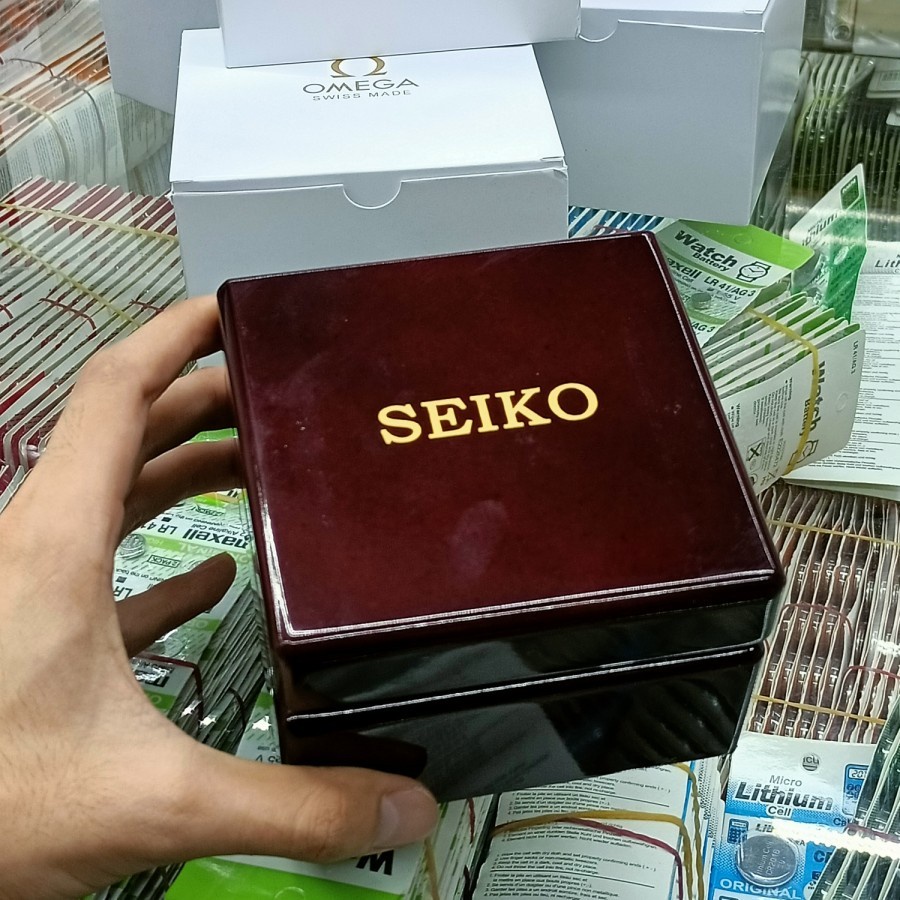KAYU Seiko Wooden Watch Box Original Watch Box | Shopee Singapore