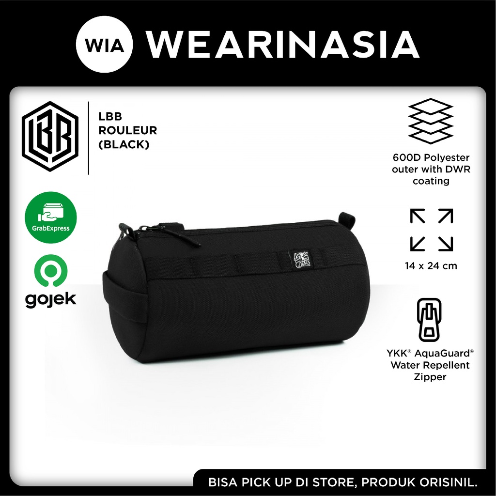 Life Behind Bars (LBB) The Rouleur Bar/Saddle Bag - Black | Shopee ...