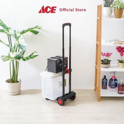 Krisbow Mini Trolley Foldable Plastic Cart | Shopee Singapore