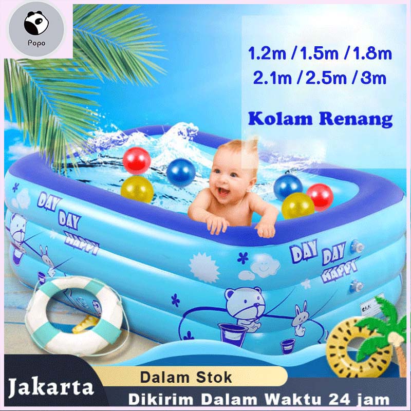 Large Inflatable Rubber Children's Swimming Pool Family Inflatable ...