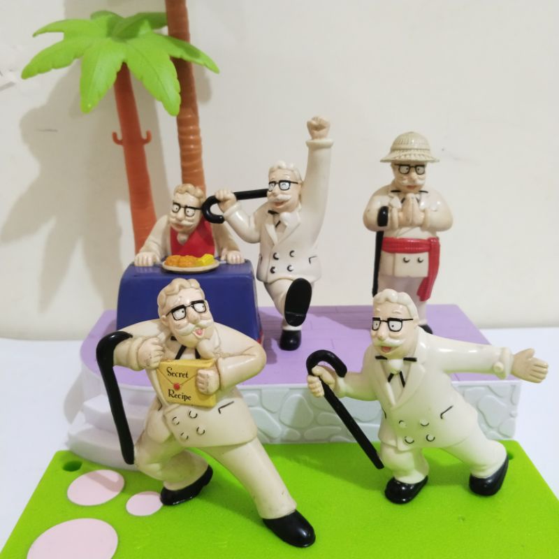 KFC Mascot Figure - Vintage Colonel Sanders (Preloved/Second) | Shopee ...