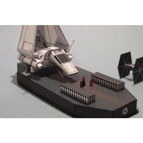 Diy Papercraft Paper Pattern Star Wars Emperor Arrives Diorama | Shopee ...