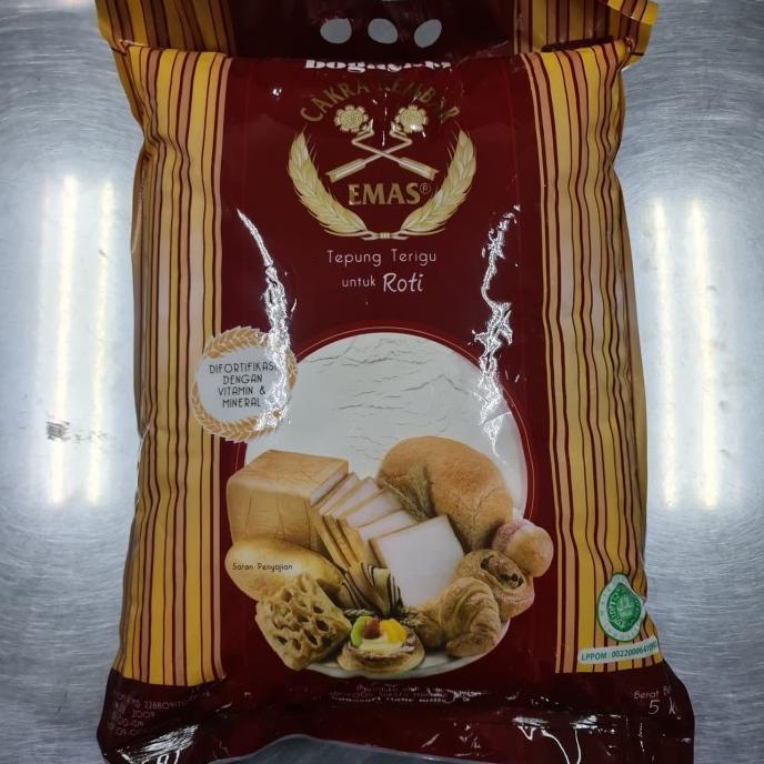 Twin Chakra Flour Gold Wheat PREMIUM High PROTEIN Bread 5kg | Shopee ...