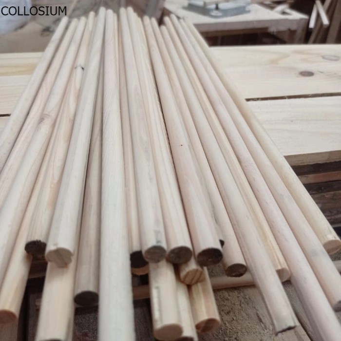 KAYU Easel Dowel Dutch Teak Wood 50X1Cm Contents 14Pcs Already Drawn ...