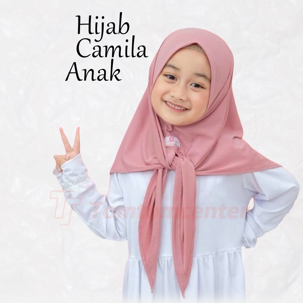 Winda Pradita Girls' Hijab Instant Color Triangle Girls' Headscarf ...
