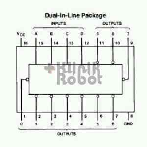 Kr04333 74LS47 BCD to 7-segment Decoder/ Driver (Open Collector ...