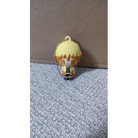 Demon Slayer Keychain Kimetsu no Yaiba Zenitsu Agatsuma no TAG | Shopee ...