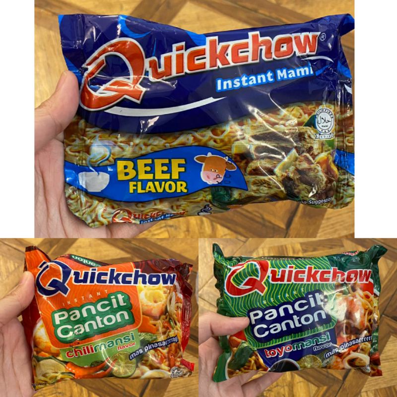 Quickchow Instant Noodles Certified Halal Philippines (Beef, Spicy, Soy ...