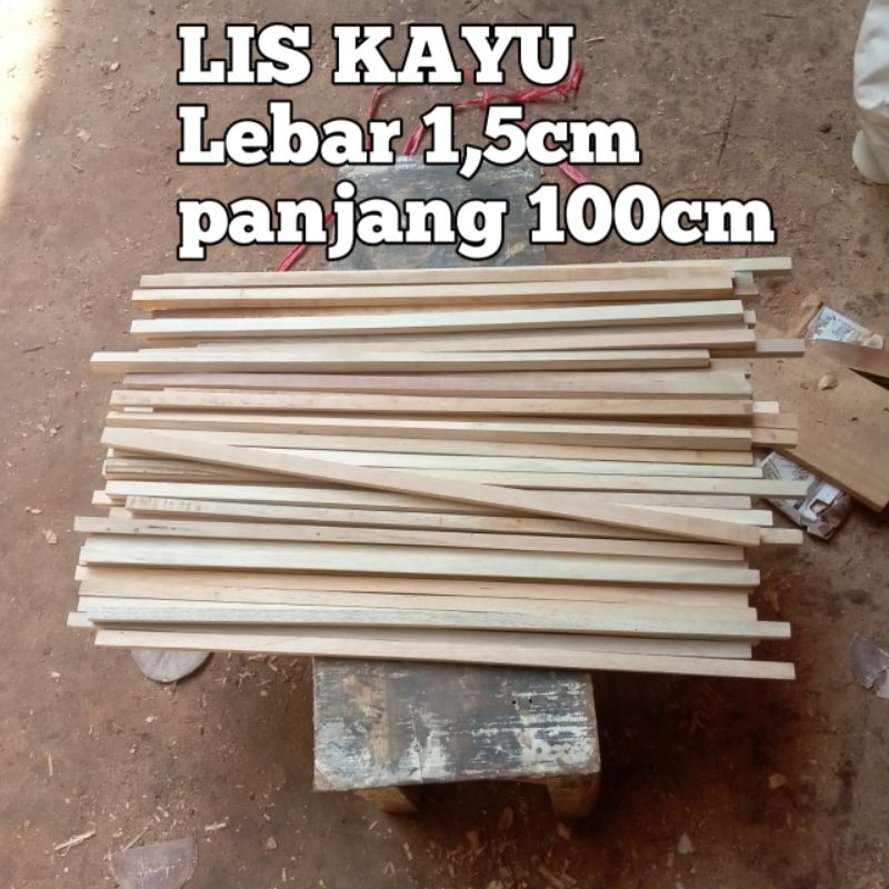 KAYU Wood slats 100×1,5×1,5 wooden sticks, mahogany wood, teak wood ...