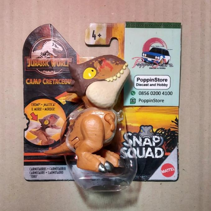 Jurassic World Snap Squad Wave 9th Carnotaurus Dinocuan 2022 | Shopee ...