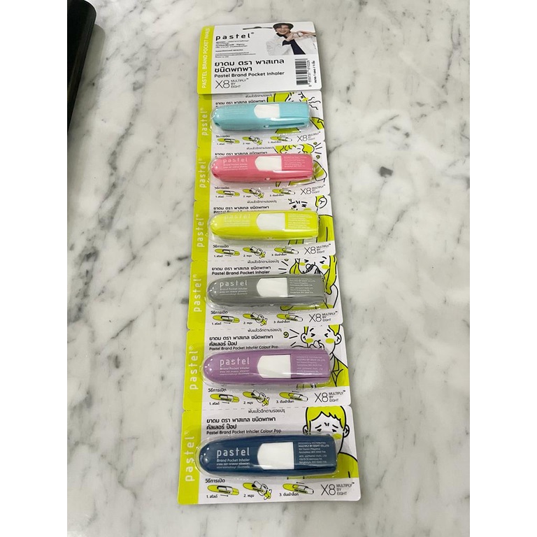 Pastel pocket inhaler thailand / Pastel inhaler 2in1/inhaler blackpink ...