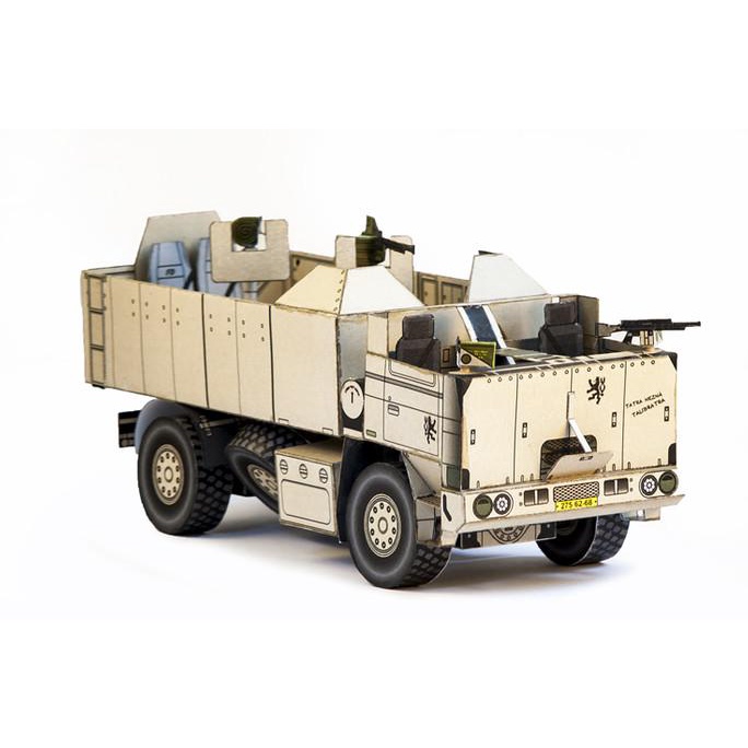 Diy Papercraft Tastra SOT 1-43 Military Tactic Car Pattern Paper ...
