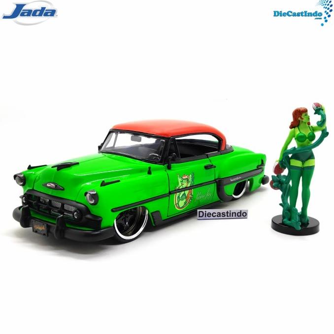 Jada 1:24 - DC Bombshells 1953 Chevy Belair with Poison Ivy Figure ...