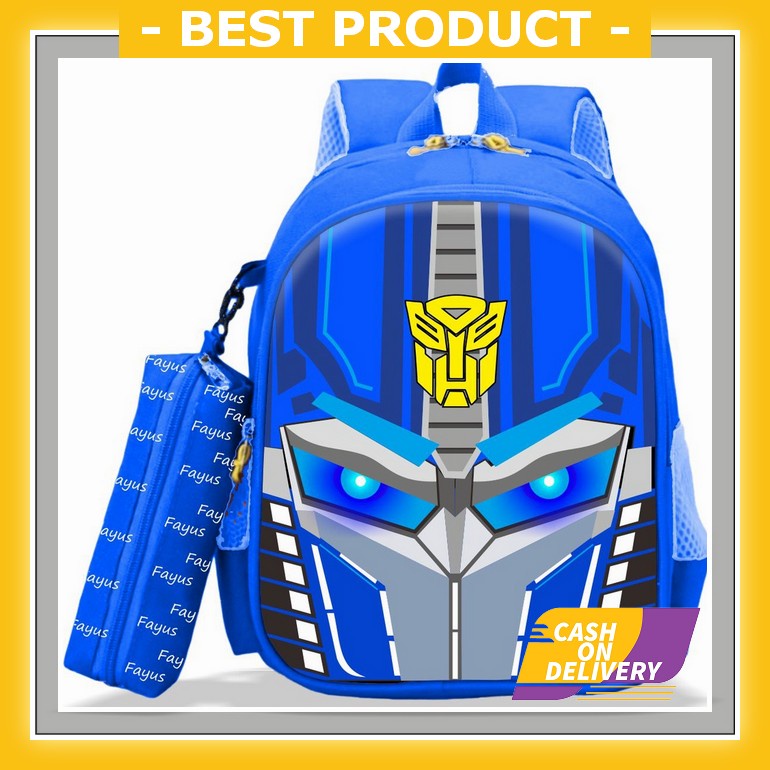 Boys Backpack Elementary School Kindergarten Import Paud Mini Cute ...