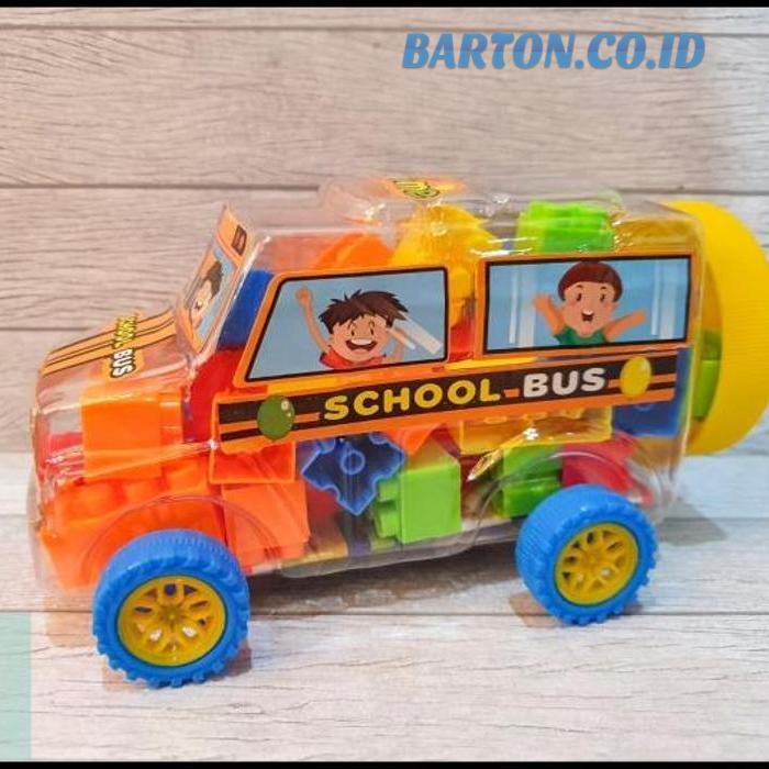 Lego BRICK SCHOOL BUS BLOCKS 18205C!! | Shopee Singapore