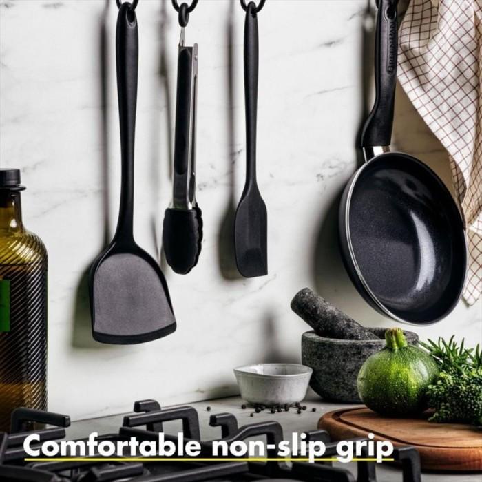 Greenpan Silicone Spatula Black (Silicone Sulet Scrapper) | Shopee ...