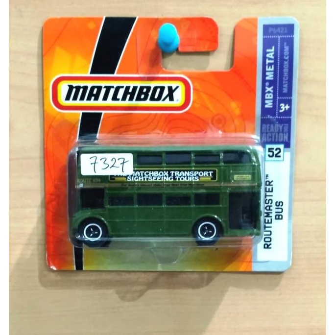 Matchbox DOUBLE DECKER ROUTEMASTER BUS DARK GREEN 2009 52/75 | Shopee ...