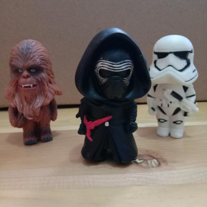 Starwars Chibi Kloren Trooper Chewbacca Display Set | Shopee Singapore