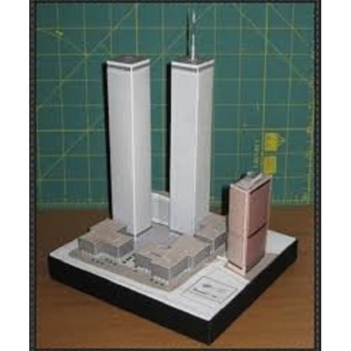 Diy PaperCraft Diorama Building World Trade Center | Shopee Singapore