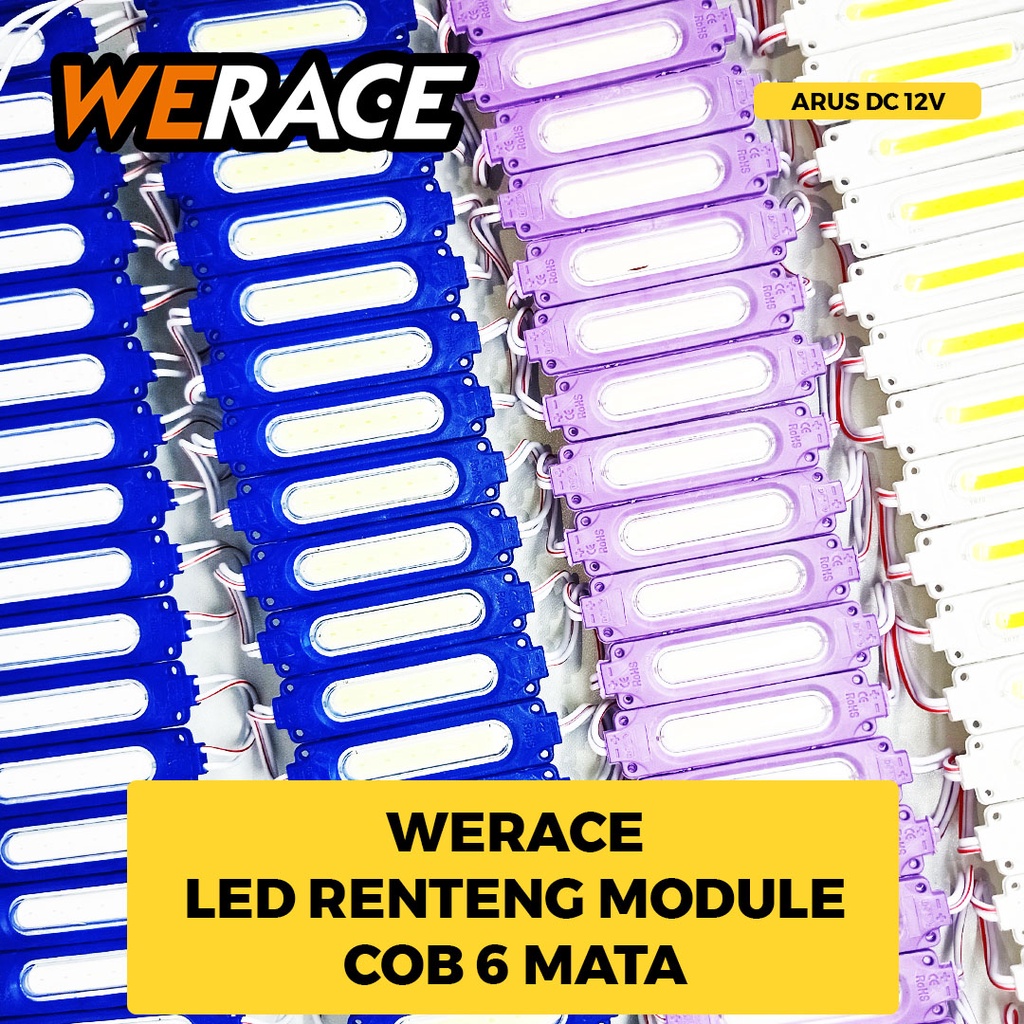 MATA [WERACE] Led RENTENG MODULE COB 6 EYES 12 VOLT WATERPROOF UNIT ...